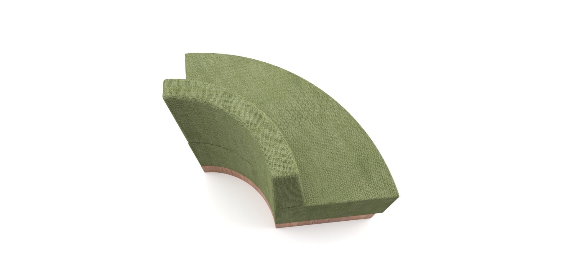 Sofá Booth Mínima Curvo para escritórios | Booth Mínima Curvo - Coisas ...