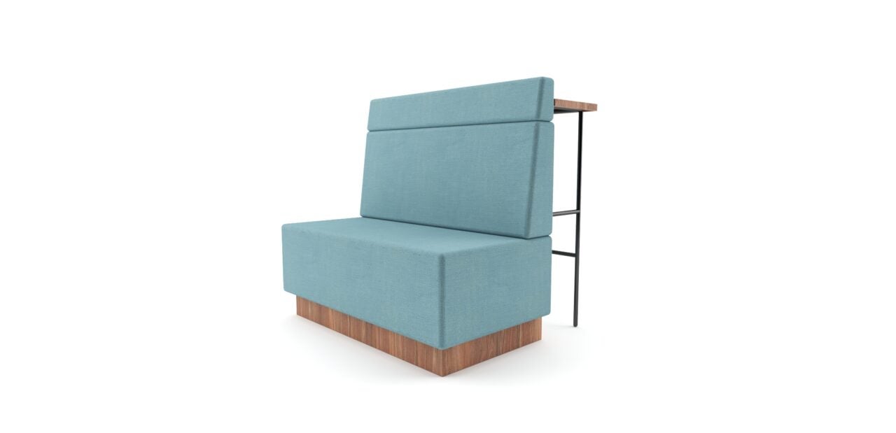 Sofá Booth Mínima Hub para escritórios | Booth Mínima Hub - Coisas do ...